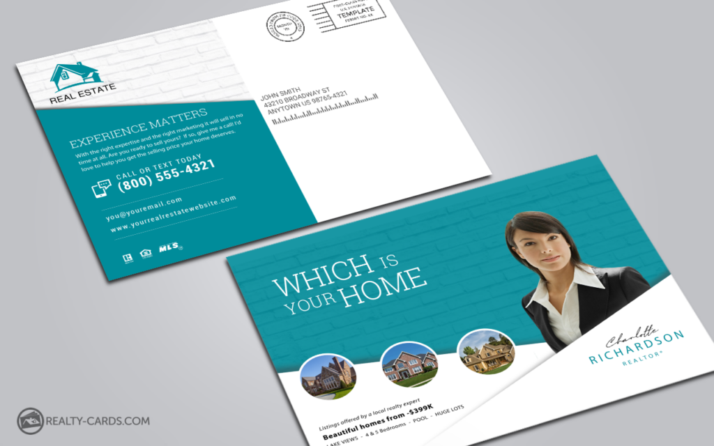 Real Estate Postcard Design | Realtor Marketing Materials | Realty Cards