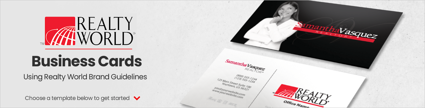 Realty World Business Cards | Free Shipping