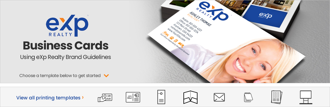 eXp Realty Business Cards | Real Estate Business Cards